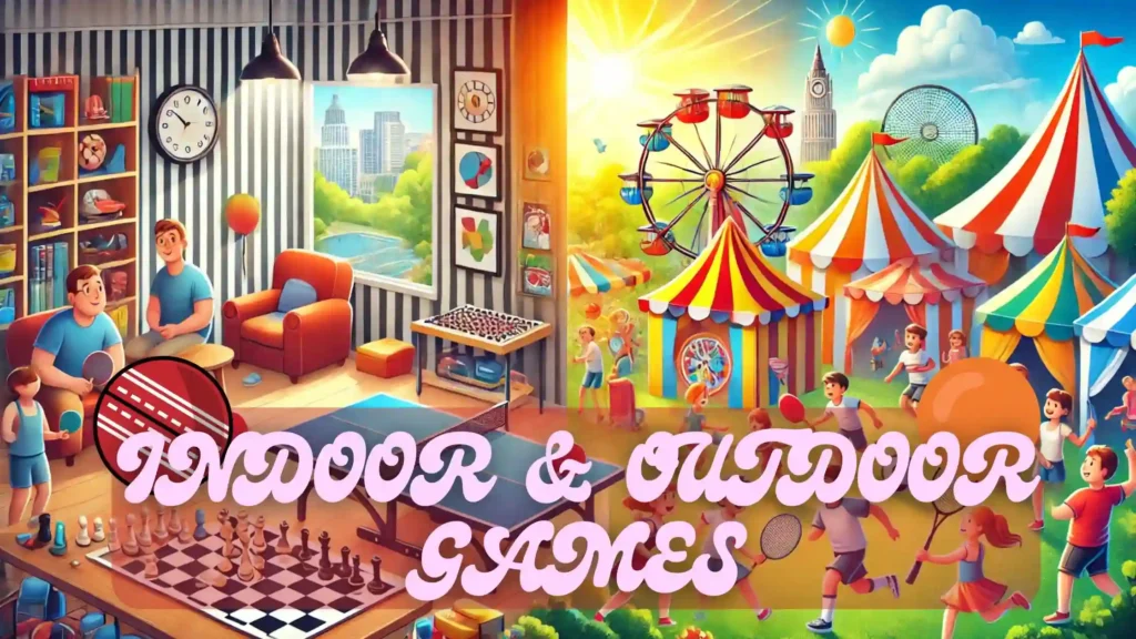 List of 20 Indoor and Outdoor Games Names With Pictures - Taki Taki Games